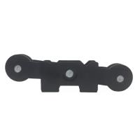 China Weatherproof Aluminium Sliding Bypass Closet Door Rollers Self lubricating for sale