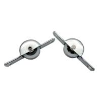 China Corrosion Resistant bottom Steel Sliding Door Wheels Nylon Pulley For Closet for sale