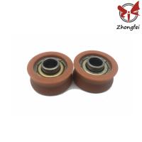 China Sliding POM Nylon Garage Door Roller Bearing 3 Inch Rustproof for sale