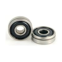 China Low Friction Single Groove Sliding Door Bearing Wheels 6200zz Garage Door Rollers for sale