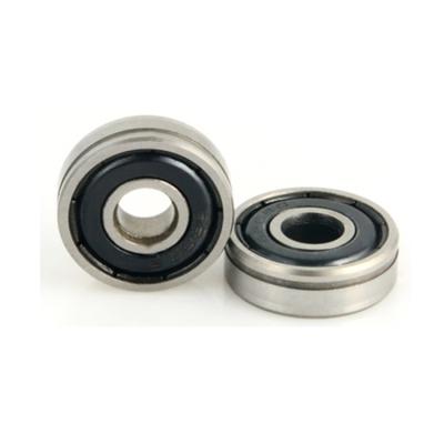 China Low Friction Single Groove Sliding Door Bearing Wheels 6200zz Garage Door Rollers for sale