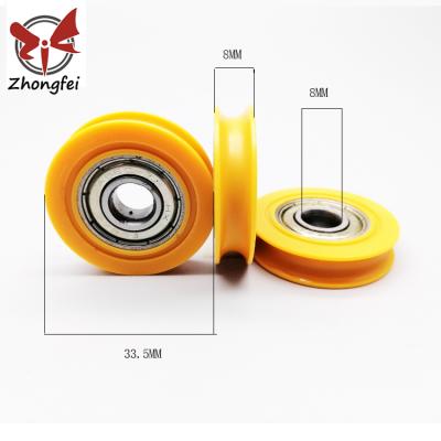 China 33.5mm Sliding Door Ball Bearing Roller Heavy Duty Anti Corrosion OEM for sale