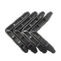 China Custom 5x5 Nylon Corner Joint Hardware Sliding Door Fixtures For Furniture for sale