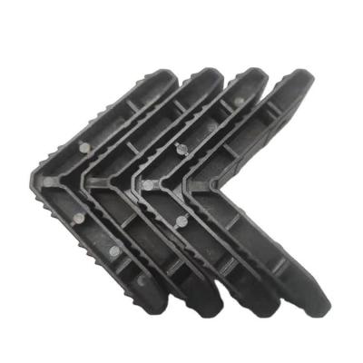 China Custom 5x5 Nylon Corner Joint Hardware Sliding Door Fixtures For Furniture for sale