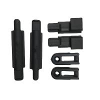 China Aluminium Plastic Glass Sliding Door Accessories Handle Frame Parts For Window System for sale