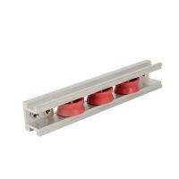 China Door And Window Accessories Nylon V Groove Three Pulley Wheel Aluminium Sliding Door Rollers for sale