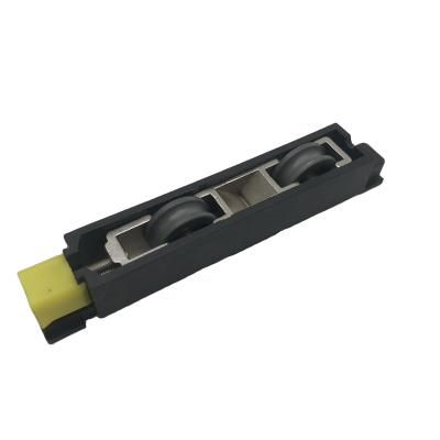 China 160KG Heavy Sliding Plastic Door Roller Wheels Sand Resistant Nylon Housing for sale