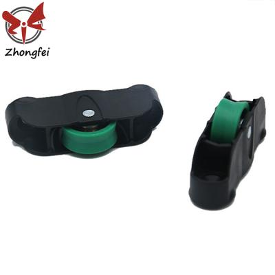China Heavy Duty Plastic Door Roller Wheels Hardware Replacement Parts 50KG Capacity for sale