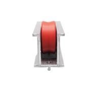 China Middle East Hot Sales 2mm Thickness Aluminium Housing Single V Groove Nylon Pulley Wheel Aluminium Housing Sliding Door Rollers for sale