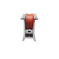 China Middle East Hot Sales 2mm Thickness Aluminium Housing Single V Groove Nylon Pulley Wheel Aluminium Housing Sliding Door And Window Rollers for sale