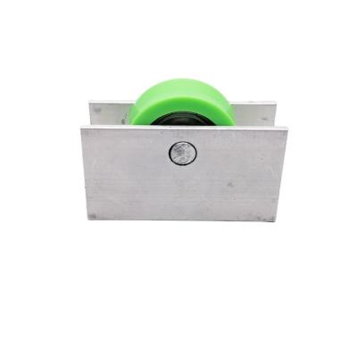 China Middle East Hot Sales Single Box Roller 30mm V Shape Nylon Pulley Wheel Aluminium Sliding Door Rollers for sale