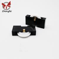 China Heavy Duty Plastic Door Roller Wheels Hardware Replacement Parts 50KG Capacity for sale