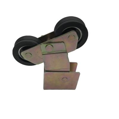China Recyclable Steel Greenhouse Door Wheels Arcadia Door Rollers 30kg Load for sale
