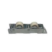 China Adjustable Steel Aluminium Sliding Wheel Rollers 100kg For Wardrobe warehouse for sale