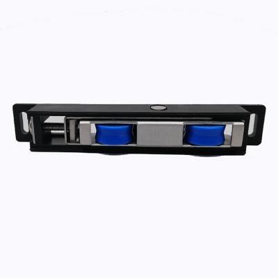 China 80KG Sliding Window Rollers Wheel Transparent Nylon Plastic Aluminium For Glass Door for sale