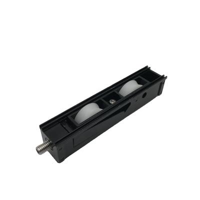 China Anodized Double V Groove Sliding Window Rollers Door Wheels For Sliding Glass for sale