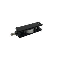 China Black Zamak Sliding Window Roller Parts Nylon Single V Groove Wheel Assembly for sale