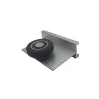 China 80KG Sliding Window Rollers Wheel Transparent Nylon Plastic Aluminium For Glass Door for sale