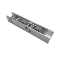 China Iraq Hot Sales 130mm Length Double Nylon V / U Shape Pulley Wheel Aluminium Sliding Door And Window Rollers for sale