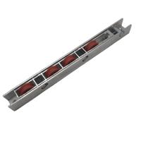 China Iraq Hot Sales Four Wheel Roller With Brush Nylon V / U Shape Pulley Wheel Aluminium Sliding Door Rollers for sale