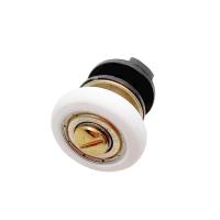 China Bathroom Zamak Sliding Stainless Steel Door Rollers Pulley Customized for sale