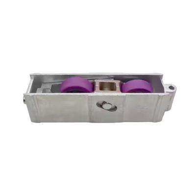China Heavy Duty Nylon Zinc Alloy Sliding Glass Door Wheels 30mm 100kg Load for sale