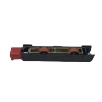 China Argentina Hot Sales Double V Groove Nylon Pulley Wheel Zinc Inner Part Nylon Bracket Sliding Door Roller for sale