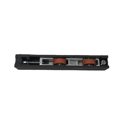 China Argentina Hot Sales Double V Groove Nylon Pulley Wheel Zinc Inner Part Nylon Bracket Sliding Door And Window Roller for sale