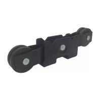 China Carretillas Adjustable Steel Sliding Door Wheels Black Painting Housing Steel Door Wheel Window Roller Wheel for Mexico Market for sale