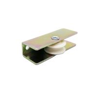 China Hardware Iron Housing U Groove Nylon Window Roller Wheel Steel Sliding Door Wheels for sale