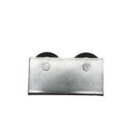 China Carrucha Double Nylon Sliding Wheel Galvanize Iron Door Roller Steel Sliding Door Wheels for Peru for sale