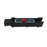 China Argentina Modern Design Single V Shape Nylon Pulley Wheel Zinc Alloy Inner Part Plastic Housing Sliding Door Rollers for sale