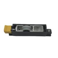 China Heavy Duty Single V Shape Nylon Pulley Wheel Zinc Alloy Inner Part Plastic Housing Sliding Door And Window Rollers for sale