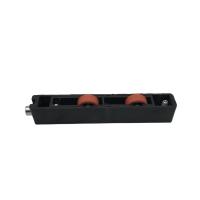 China Aluminum Door And Window Accessories Double V Shape Nylon Pulley Wheel Sliding Plastic Door Roller for sale