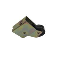 China South America Hot Sales Aluminium Window Accessories Series 25 Single V Groove Nylon Wheel Zinc Plated Iron Housing Sliding Steel Door Wheels for sale