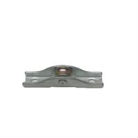China Iraq Market Hot Sales Screen Window Hardware Single U Shape Iron Wheel Zinc Plated Housing Steel Sliding Door Wheels for sale