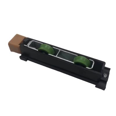China Aluminium Door And Window Accessories Nylon Ball Bearing Pulley Wheel Zinc Alloy Inner Frame Nylon Housing Sliding Window Rollers for sale