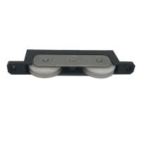China Heavy Duty Needle Bearing Nylon Pulley Wheel Zinc Alloy Bracket Sliding Door And Window Rollers for sale
