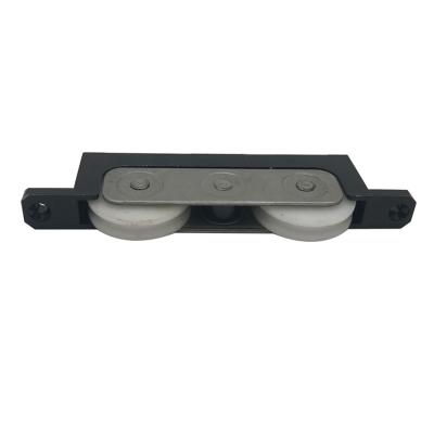 China Heavy Duty Needle Bearing Nylon Pulley Wheel Zinc Alloy Bracket Sliding Door And Window Rollers for sale