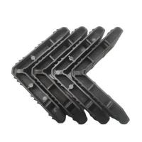 China Custom 5x5 Nylon Corner Joint Hardware Sliding Door Fixtures For Furniture for sale