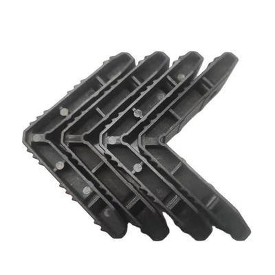 China Custom 5x5 Nylon Corner Joint Hardware Sliding Door Fixtures For Furniture for sale
