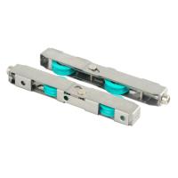 China 201 304 Stainless Steel Frame High Carbon Steel Bearing Nylon U Shape Pulley Wheel Stainless Steel Door Rollers for sale
