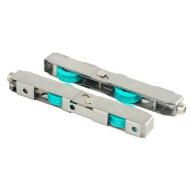 China 201 304 Stainless Steel Frame High Carbon Steel Bearing Nylon U Shape Pulley Wheel Stainless Steel Door Rollers for sale