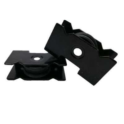 China Door Hardware U Groove Nylon Pulley Wheel Steel Sliding Door Wheels for Mexico Market for sale
