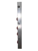 China Heavy Duty Door Hardware Aluminium 4 Wheels Roller Nylon Pulley Aluminium Sliding Door Rollers for sale