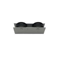 China GARRUCHA PARA VENTANA Aluminium Sliding Door Roller Double U Groove Nylon Pulley Wheel  Door Wheel Window Roller for sale