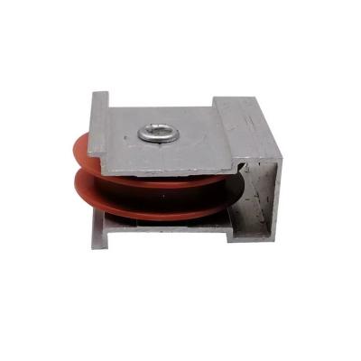 China Hardware Accessories Aluminium Sliding Door Roller Window Wheel Nylon Pulley for UAE for sale