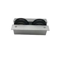 China Carrucha Herrajes Double Nylon Pulley Roller Aluminium Sliding Door Wheel for Mexico for Window Rollers for sale