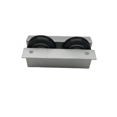 China Carrucha Herrajes Double Nylon Pulley Roller Aluminium Sliding Door Wheel for Mexico for Window Rollers for sale