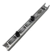 China Hardware Accessories Heavy Duty Aluminium 4 Rollers Sliding Rollers Door Roller Sliding Door Wheels with Weatherstrip for sale